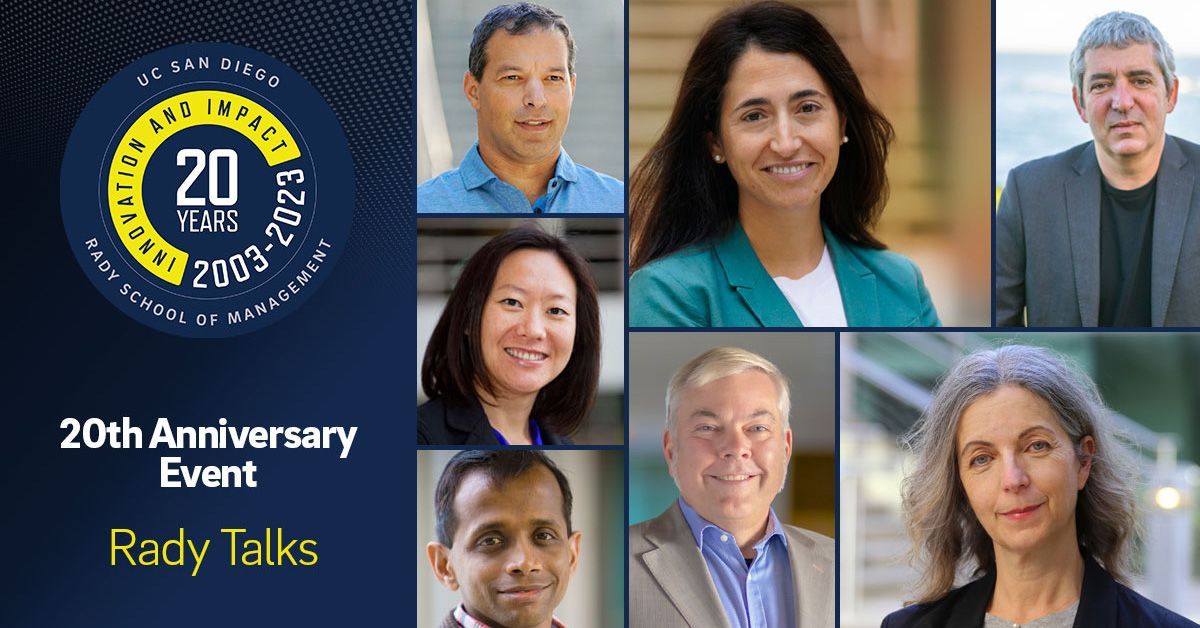 Rady School Celebrates 20 Years of Innovation and Impact
